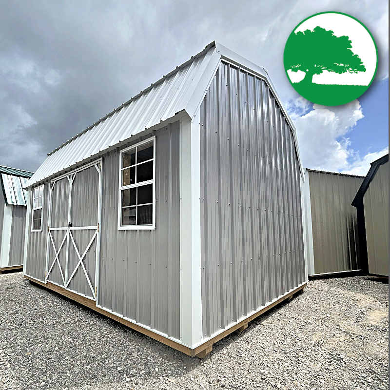 12′ x 16′ Metal “Side Loft Barn” – Backyard World