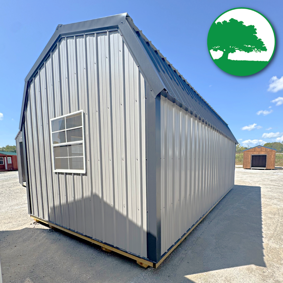 12′ x 24′ Metal “Side Loft Barn” – Backyard World