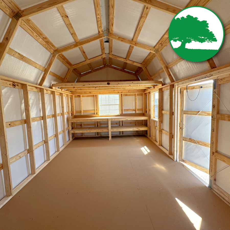 12′ x 24′ Metal “Side Loft Barn” – Backyard World