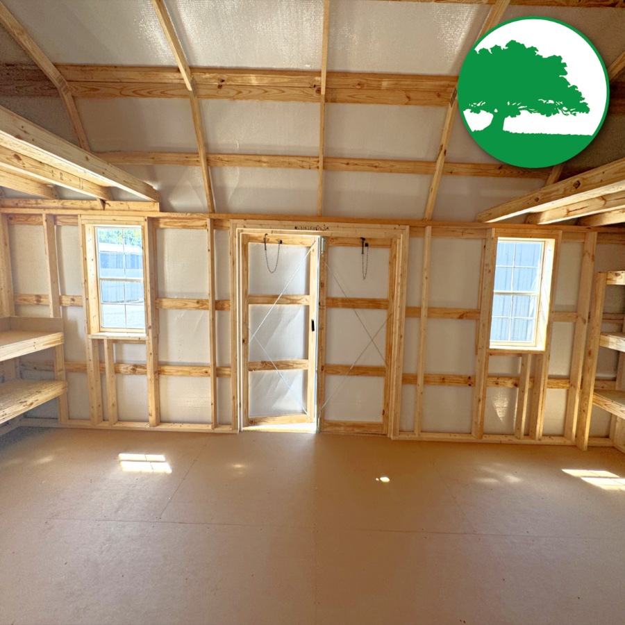 12′ x 24′ Metal “Side Loft Barn” – Backyard World